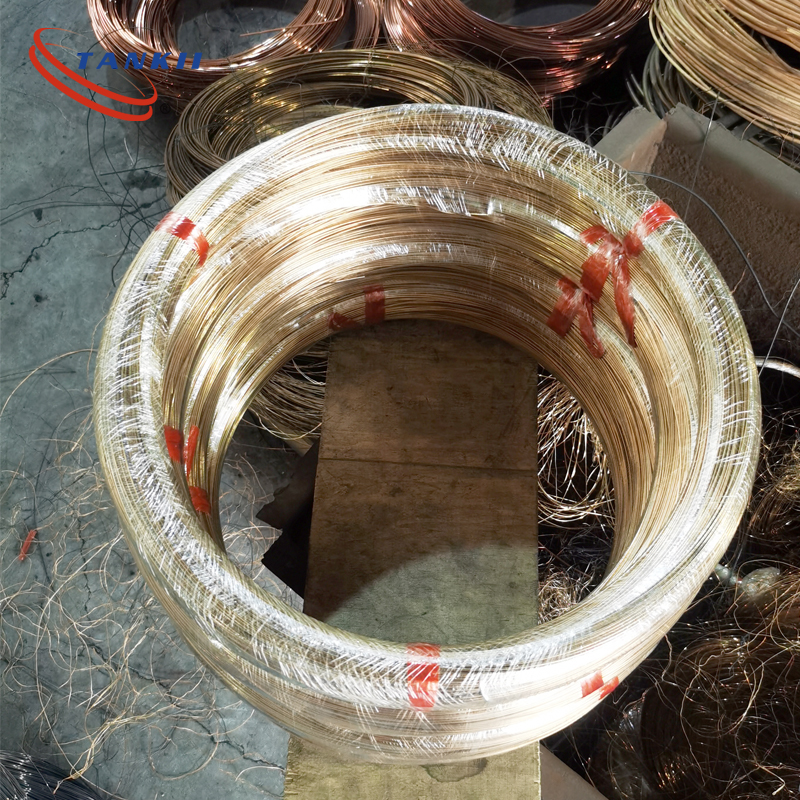 China Dia 0.6mm Alloy M25 Copper Beryllium Wires for Contact Bridges ...